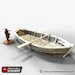 Long Boat - Row Boat - the Lost Islands - Printable Scenery 28mm 32mm ...