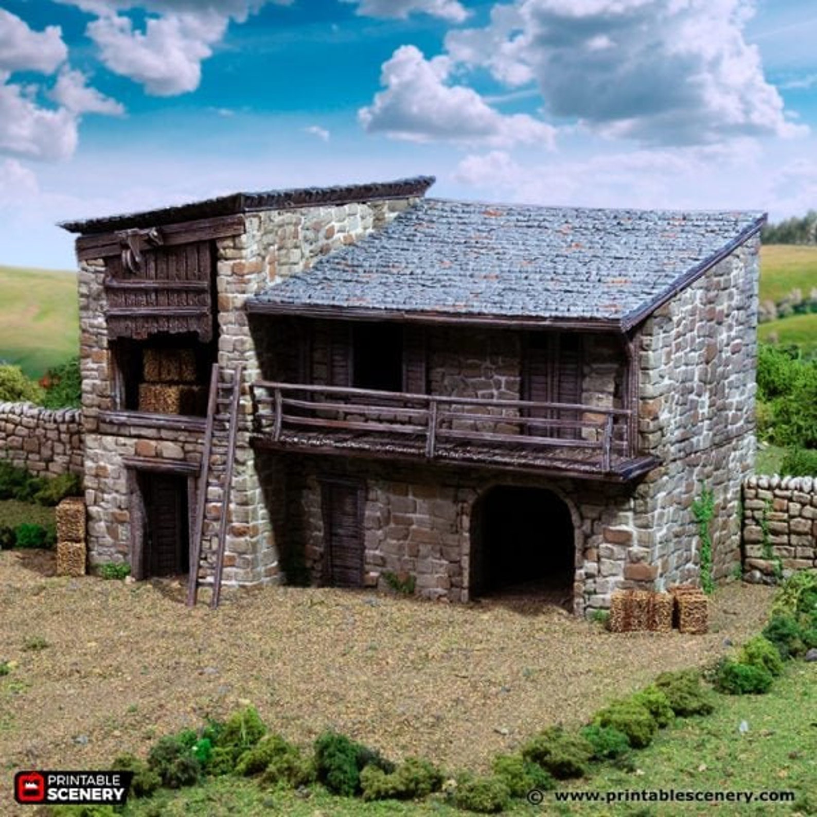 King Stables King and Country Printable Scenery Terrain - Etsy