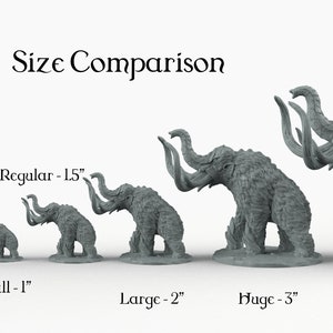 Dire Woolly Mammoth - Wargaming Miniatures Monster Rocket Pig Games D&D ...