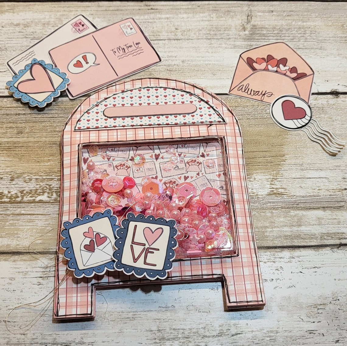 Mailbox Shaker SVG, Mailbox Shape SVG, SVG, Charming Mailbox - Etsy