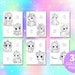 Cute Unicorn Coloring Pages With Alphabet A to Z and 0 to 10 Numbers ...