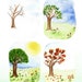 PDF Four Seasons Seasonal Steiner Waldorf-inspired Watercolor Nature ...