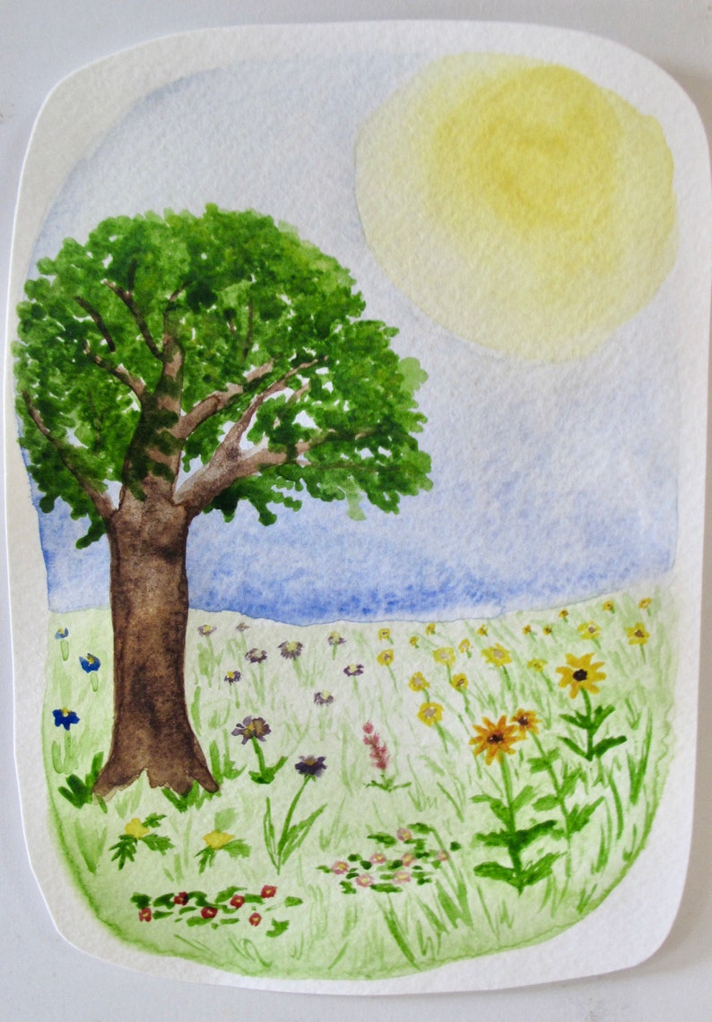 PDF Four Seasons Seasonal Steiner Waldorf-inspired Watercolor - Etsy