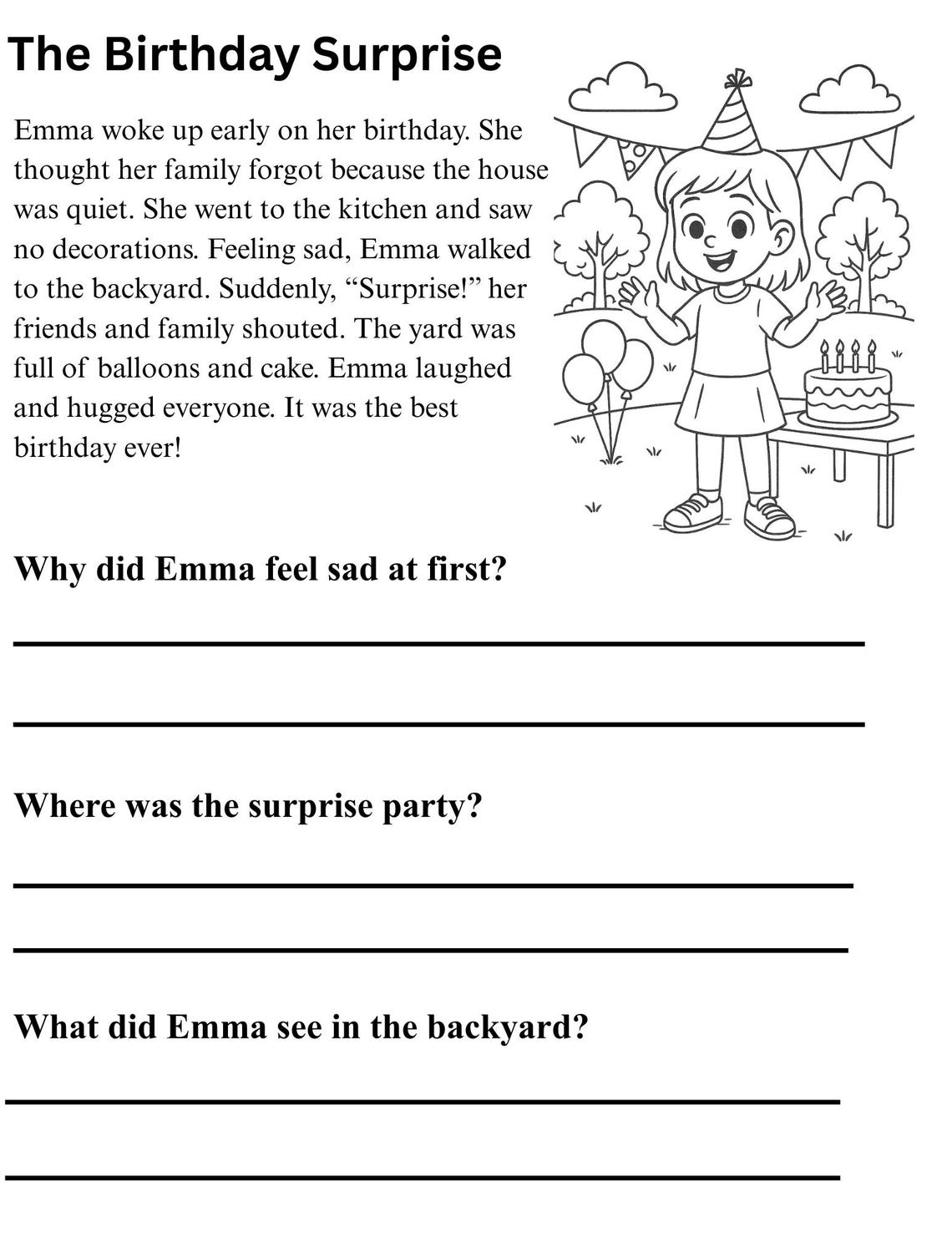 Grade 3 - Comprehension Exercise English - 10 Pages - Etsy UK