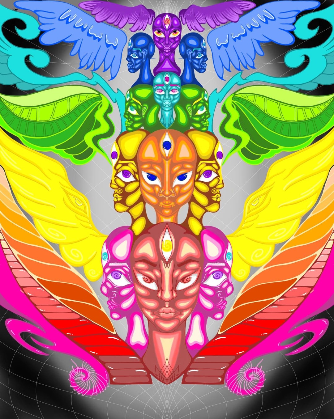 Ancestral Visions 11x17 Signed Art Print - Etsy