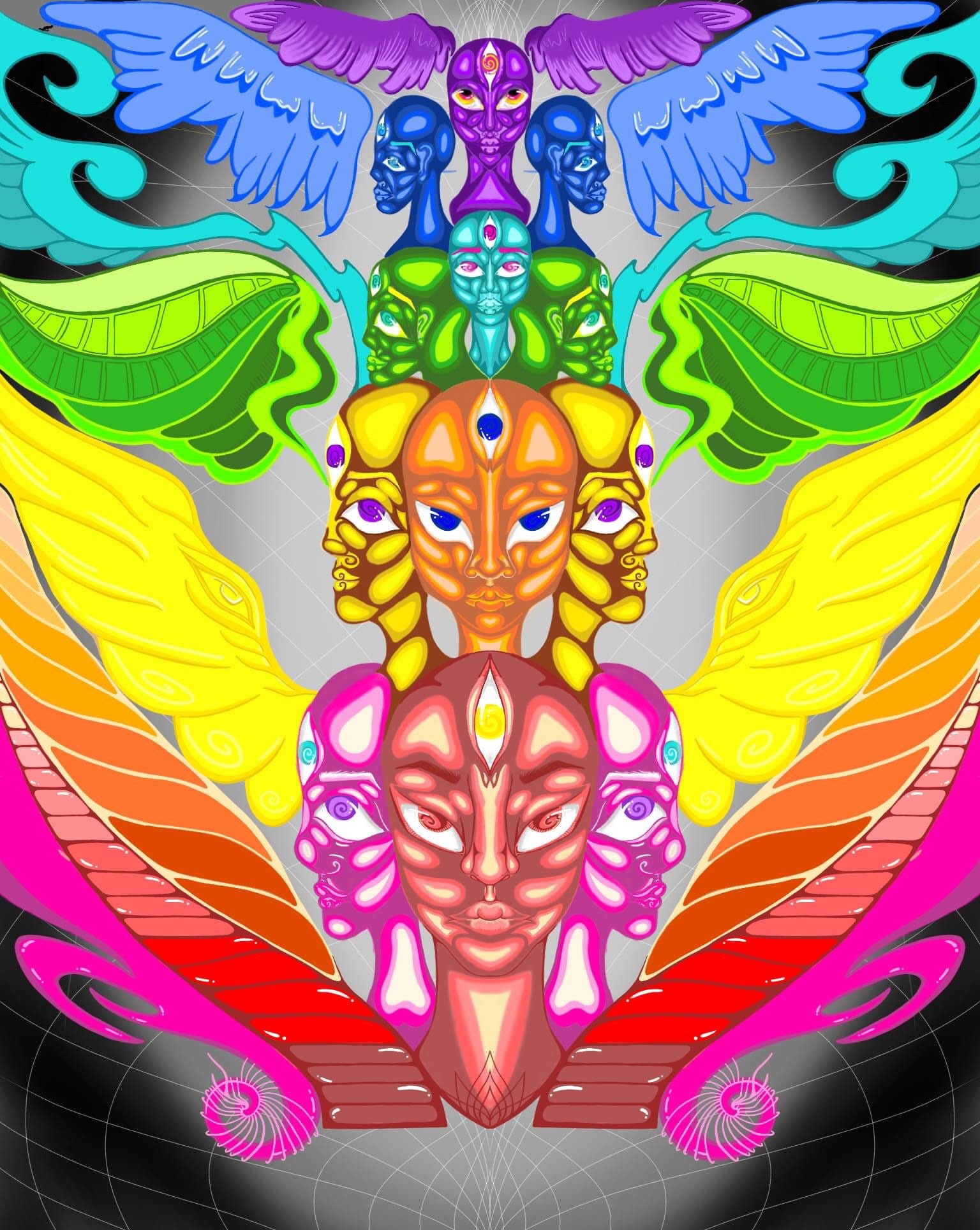 Ancestral Visions 11x17 Signed Art Print - Etsy