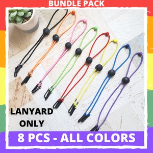 Multi Pack L Mask Lanyard Multi-color Face Mask Necklace - Etsy