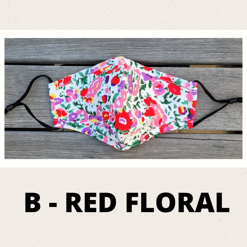 Adult Face Masks L Nose Wire L Adjustable Straps L Filter - Etsy