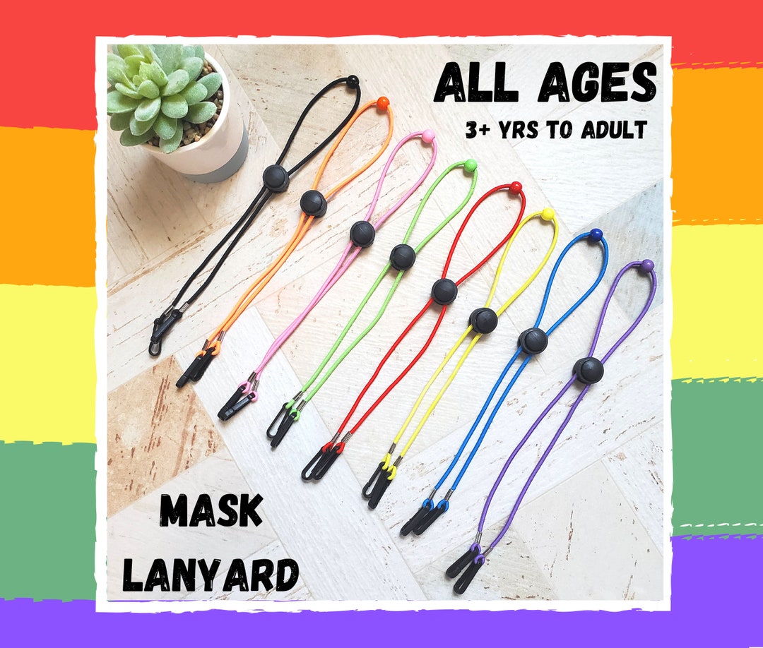Multi Pack L Mask Lanyard Multi-color Face Mask Necklace - Etsy