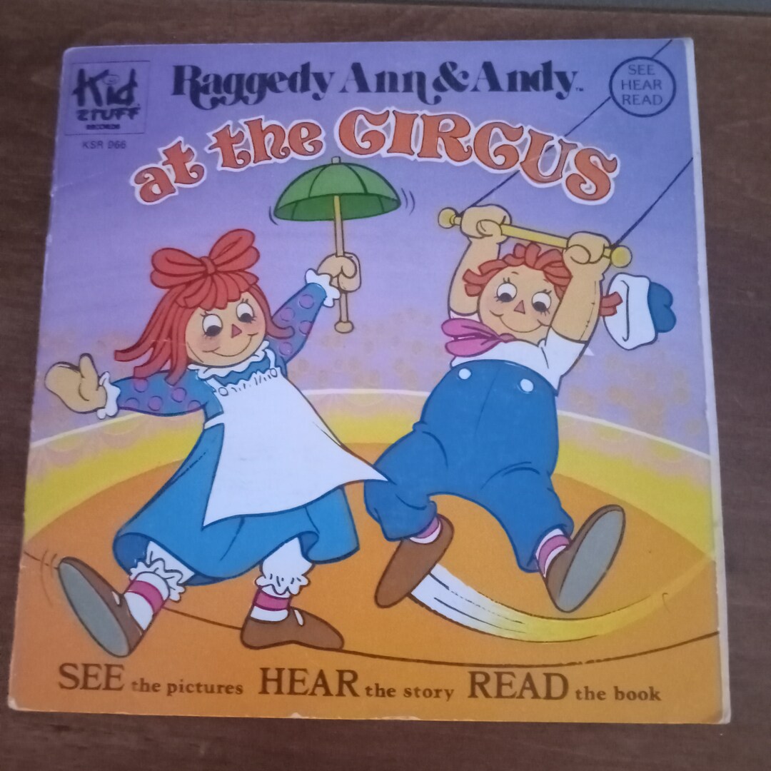 Vintage 1980 Raggedy Ann and Andy at the Circus Read a Long Record for ...