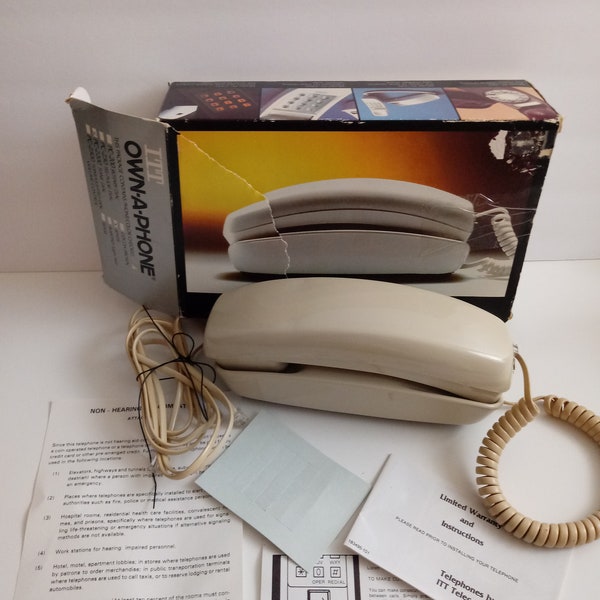 Vintage Desk Phone - Etsy