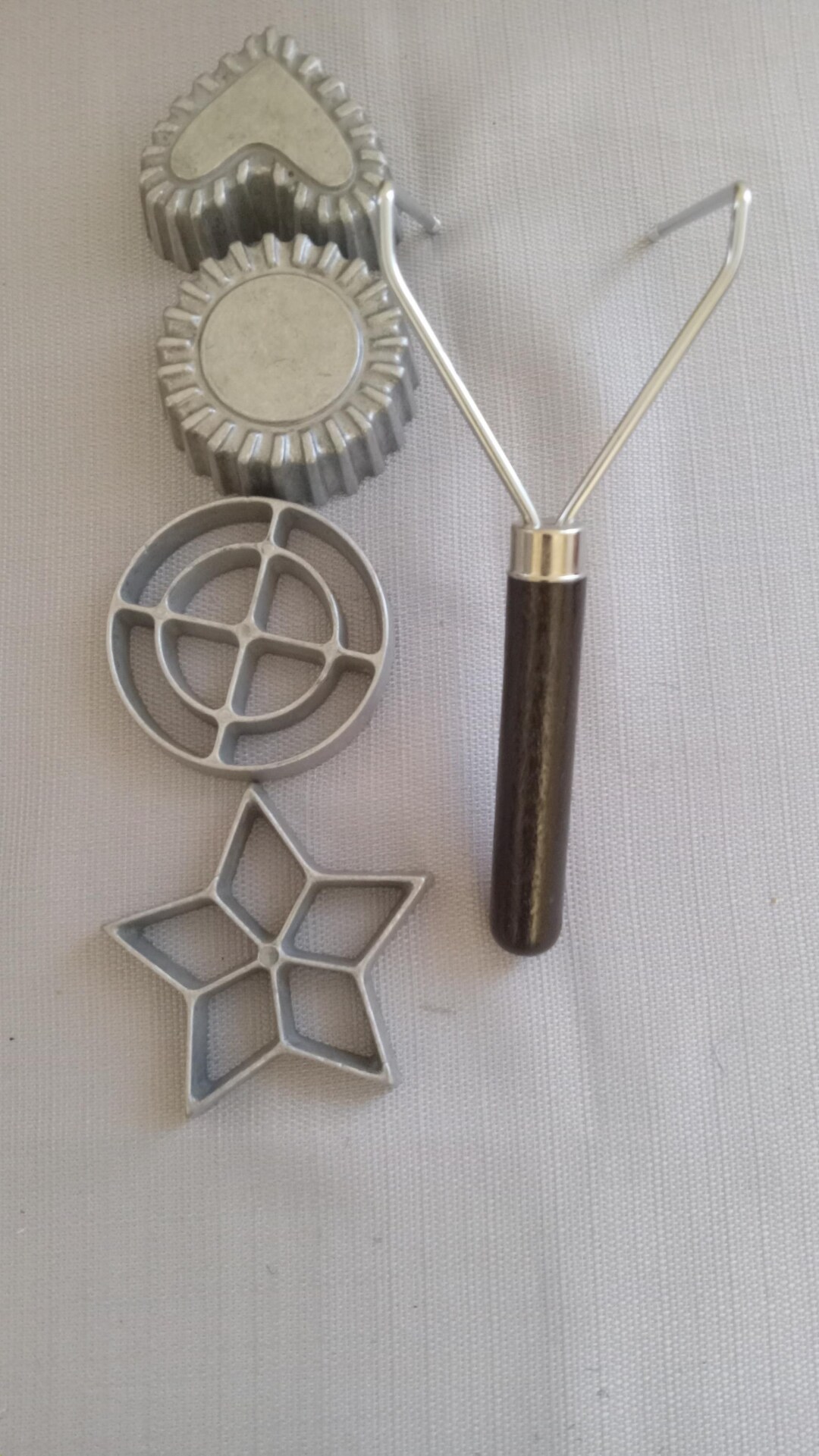 Vintage NORPRO Rosette Timbale Iron Set, Scandinavian Cookie Molds - Etsy