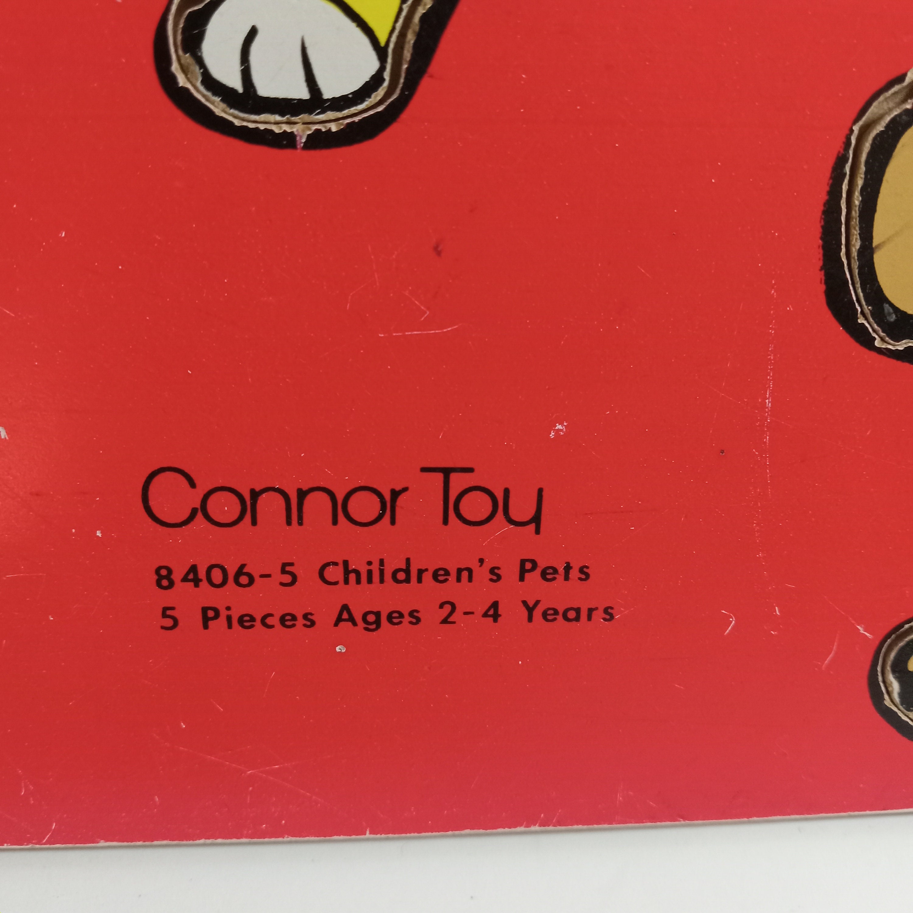 Vintage Connor Toy 1960s Wood Puzzle Busy Sensory Motor Puzzle | Etsy