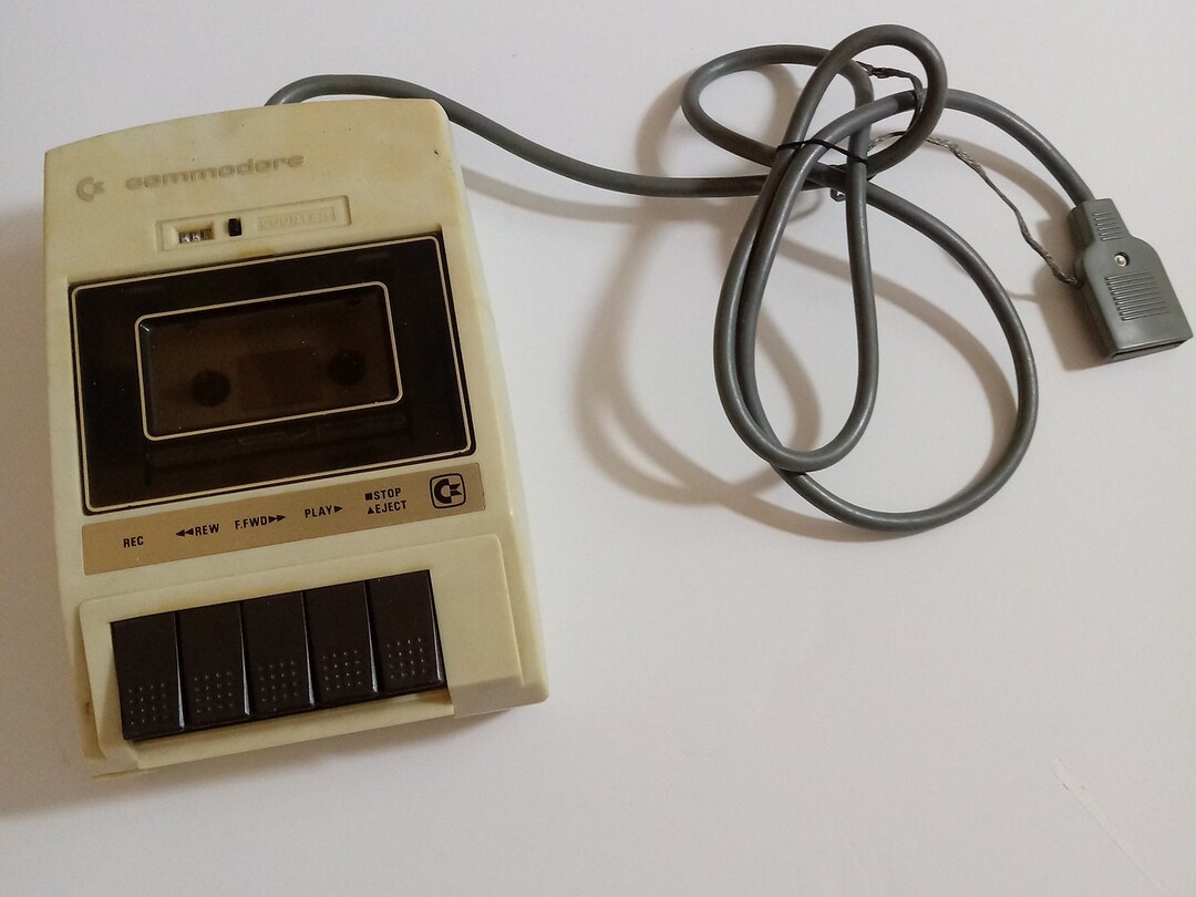Vintage 1990s Commodore C2n Cassette Tape Player for Commodore Computer ...