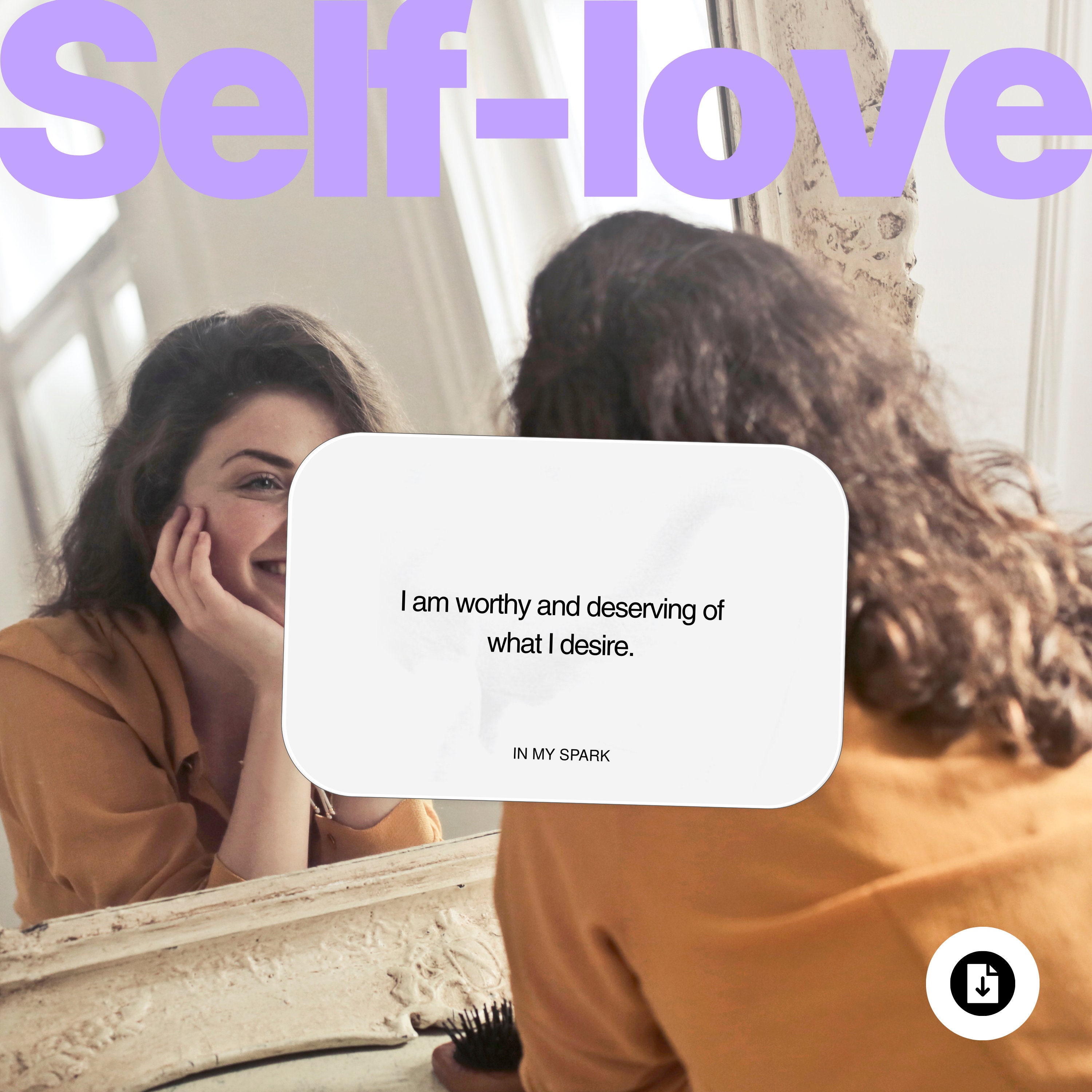 Self-love Cards Affirmations Mindfulness Self-care Instant - Etsy