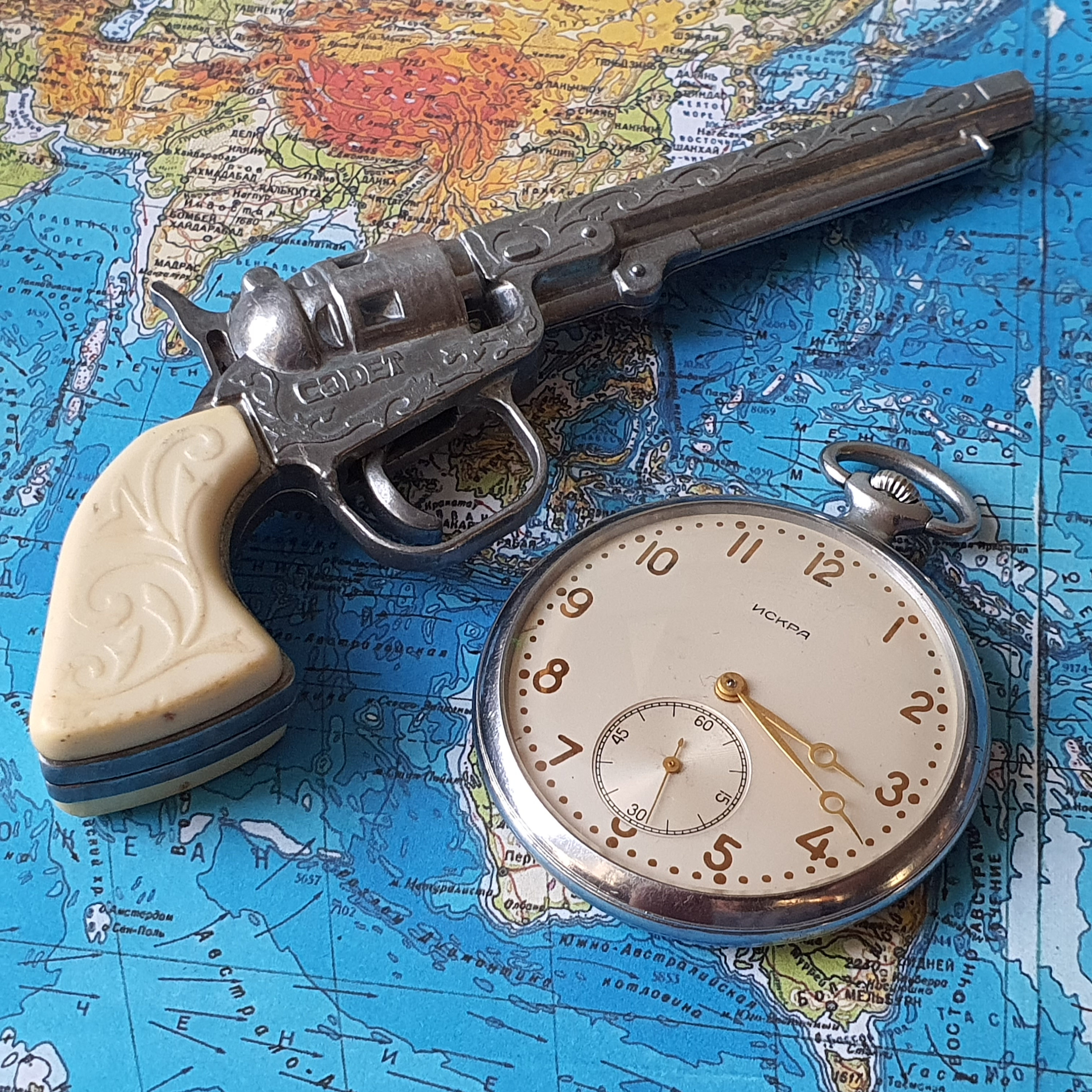 Vintage Soviet Pocket Watch iskra USSR Rare - Etsy