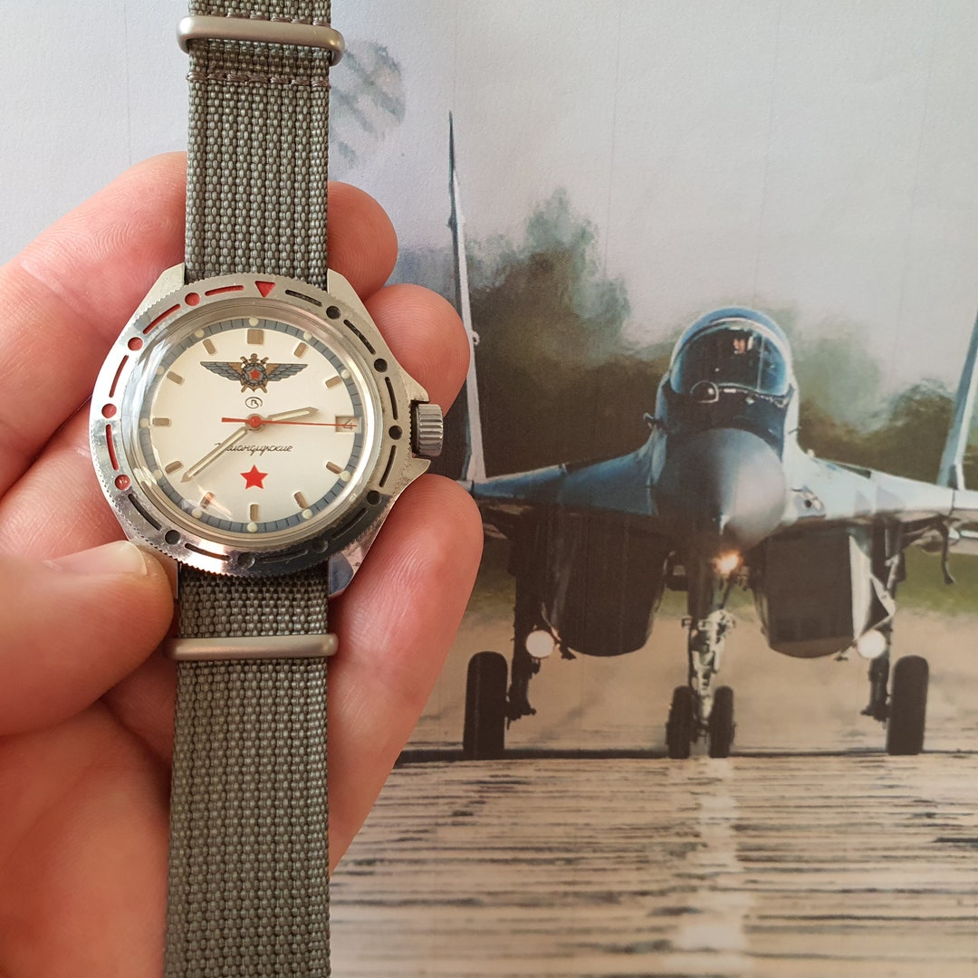 Vostok Watch Commander USSR. Vintage Men's Mechanical Wristwatch ...