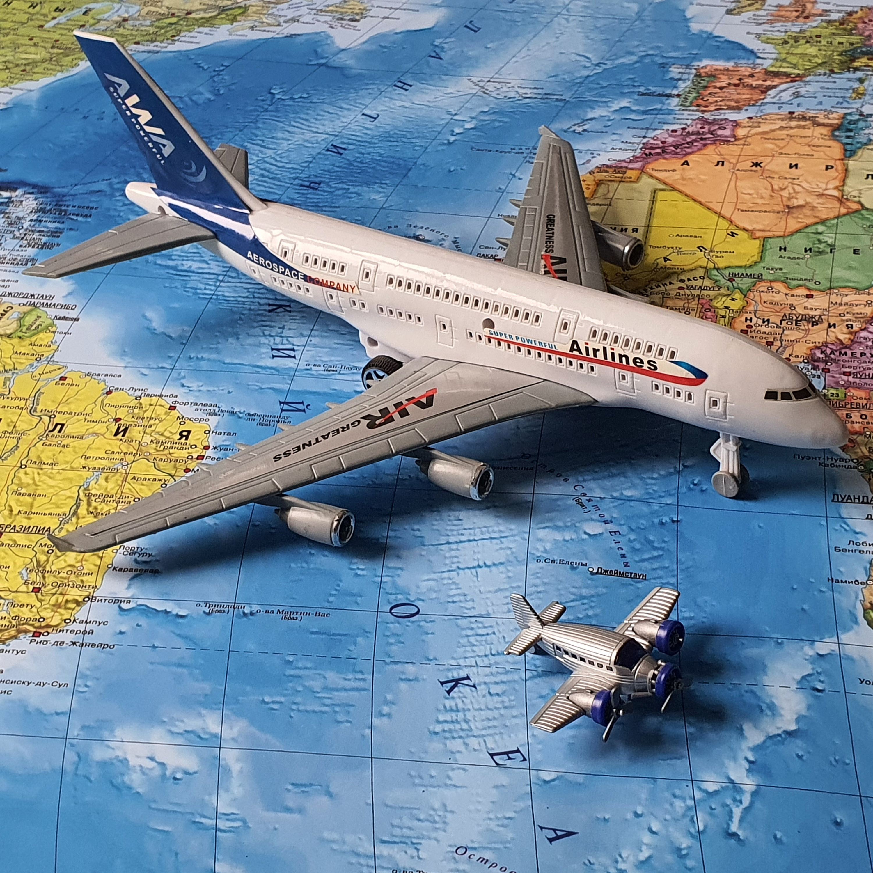 Vintage Plastic Passenger Airplane Model Toy China Aerospace - Etsy