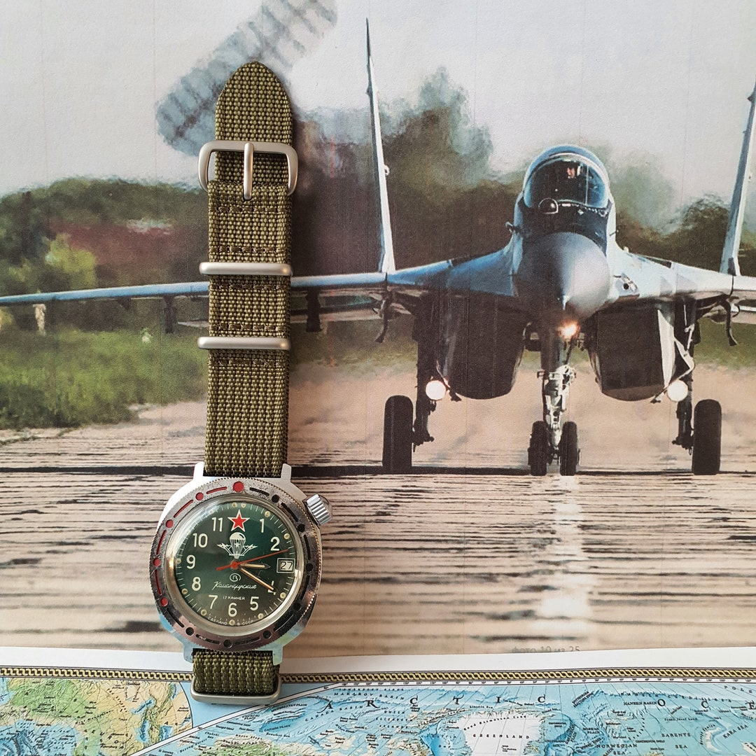 Vostok Watch Commander USSR. Vintage Men's Mechanical Wristwatch ...