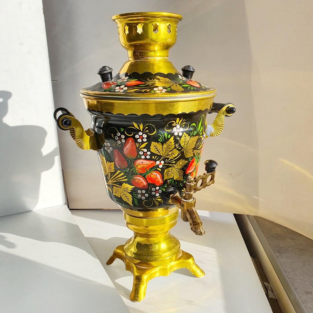 Vintage Soviet Painted Electric Samovar 1997 USSR 3 Liters Tested ...