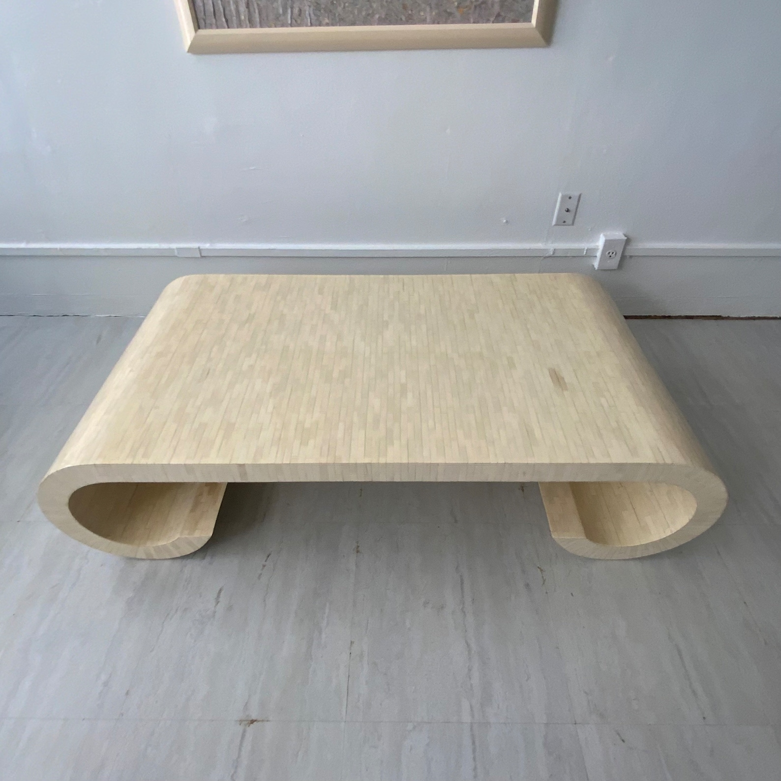 Enrique Garcel Scroll Tessellated Bone Inlay Cocktail Table - Etsy