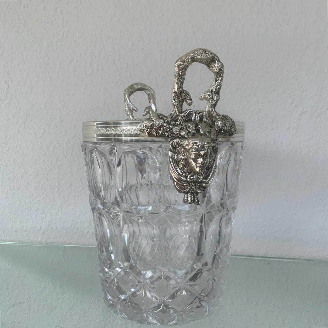 Hollywood Regency ECHT Bleikristall Cut Crystal Champagne/wine Ice ...