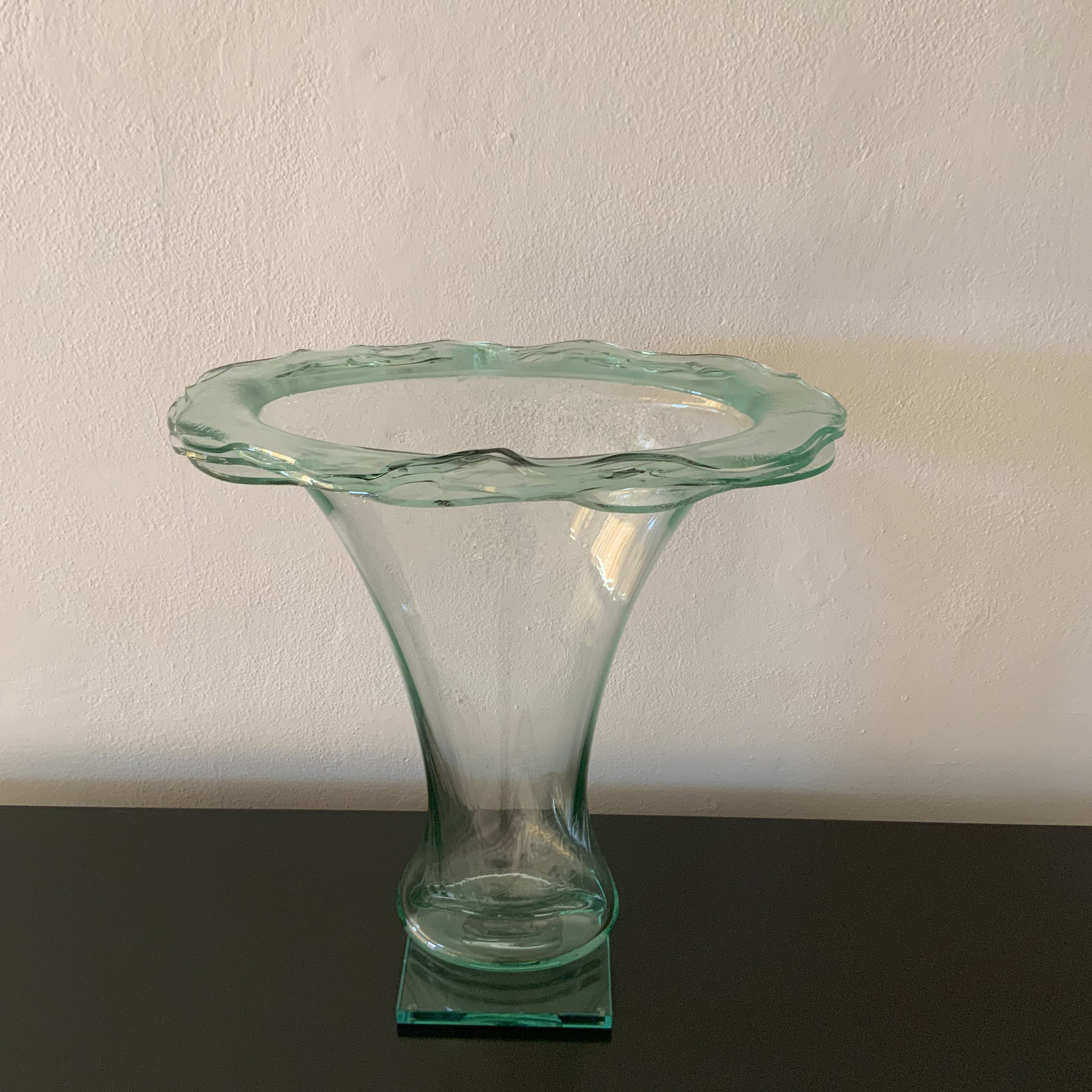 Monumental Tony Evans Art Glass Sculptural Vase - Etsy