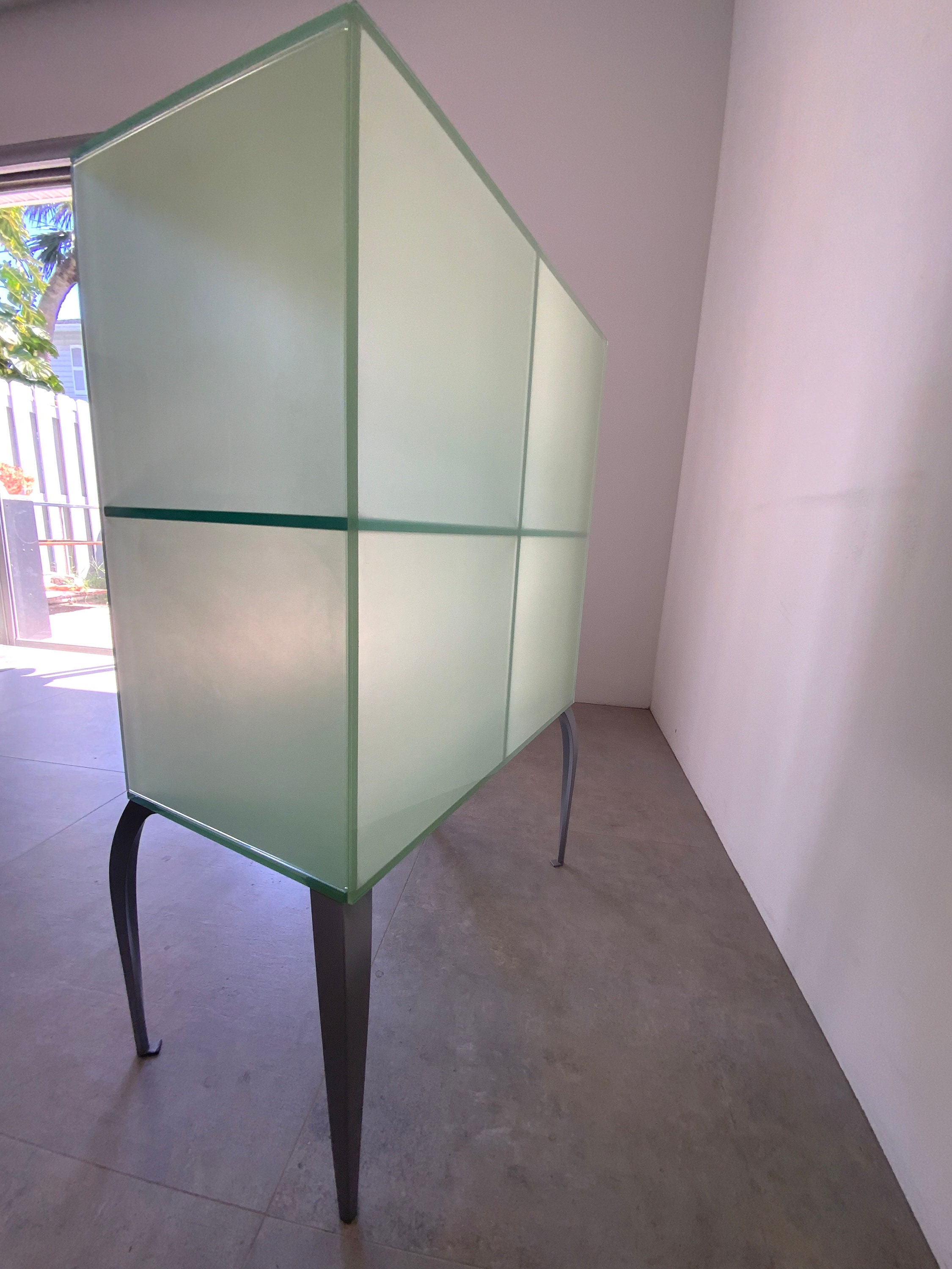 Philippe Stack gelly Glass Display Case/cabinet for Fiam-italia. - Etsy