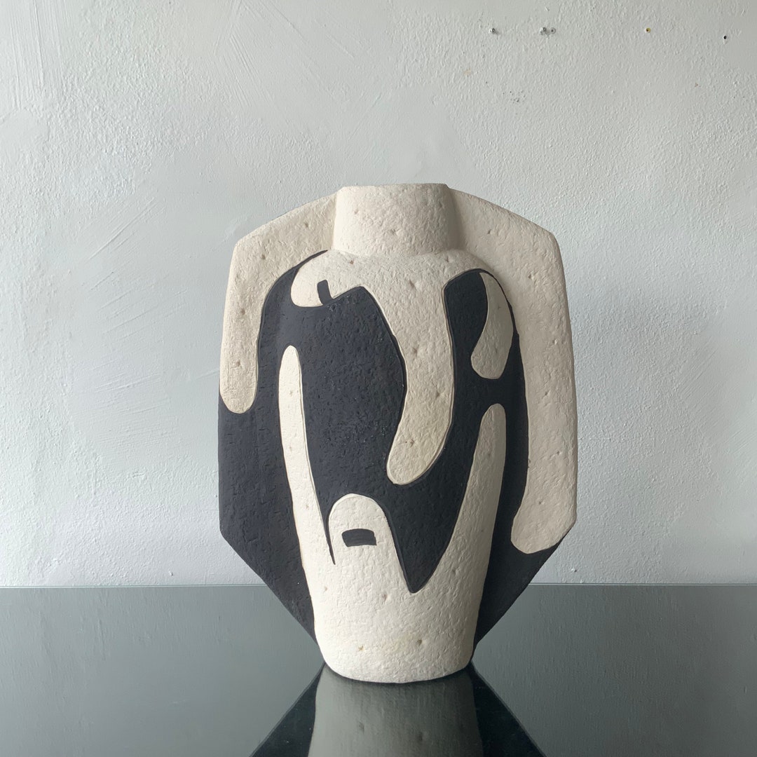 Floyd Gompf Tall Sculptural Double Sided Ceramic Vessel - Etsy