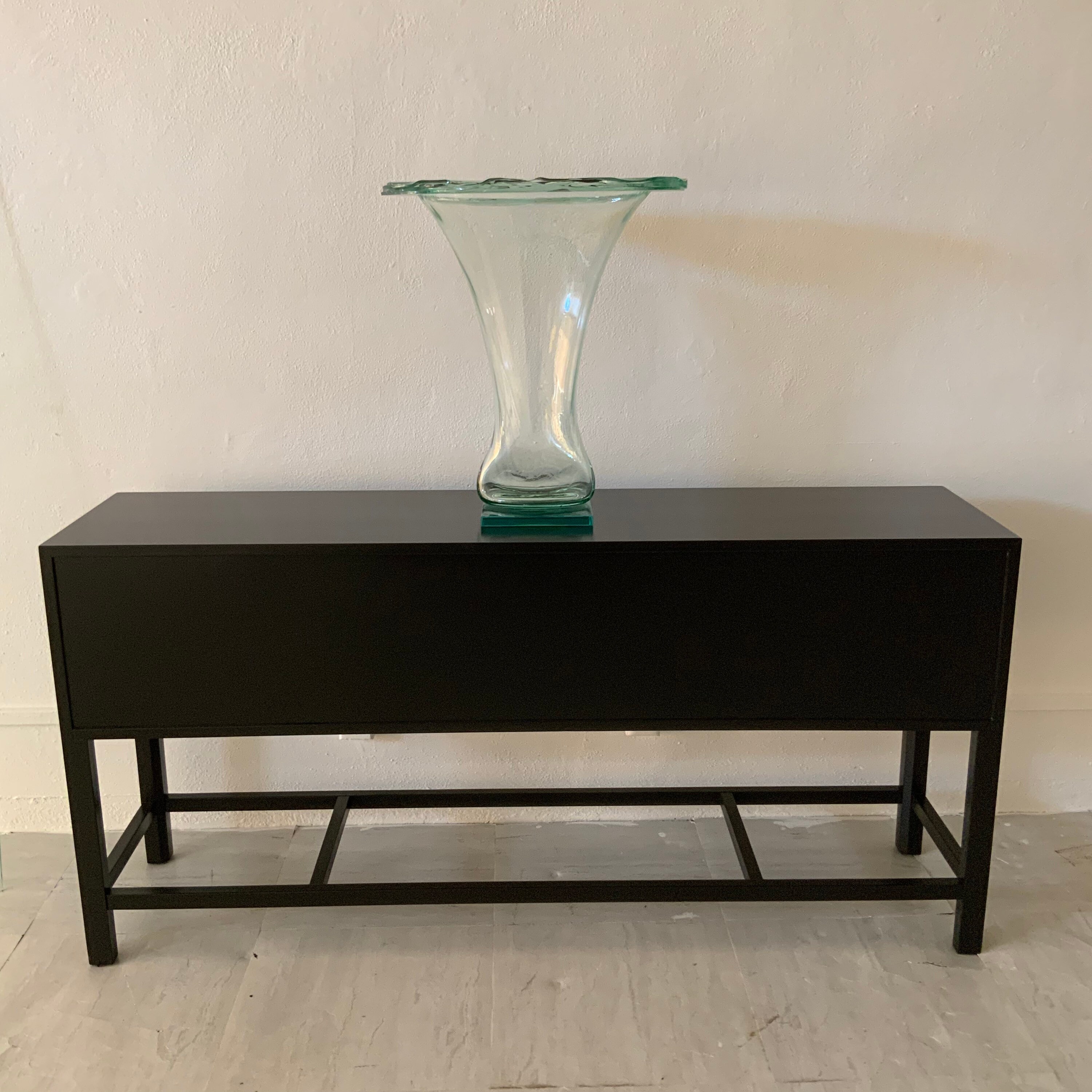 Monumental Tony Evans Art Glass Sculptural Vase - Etsy