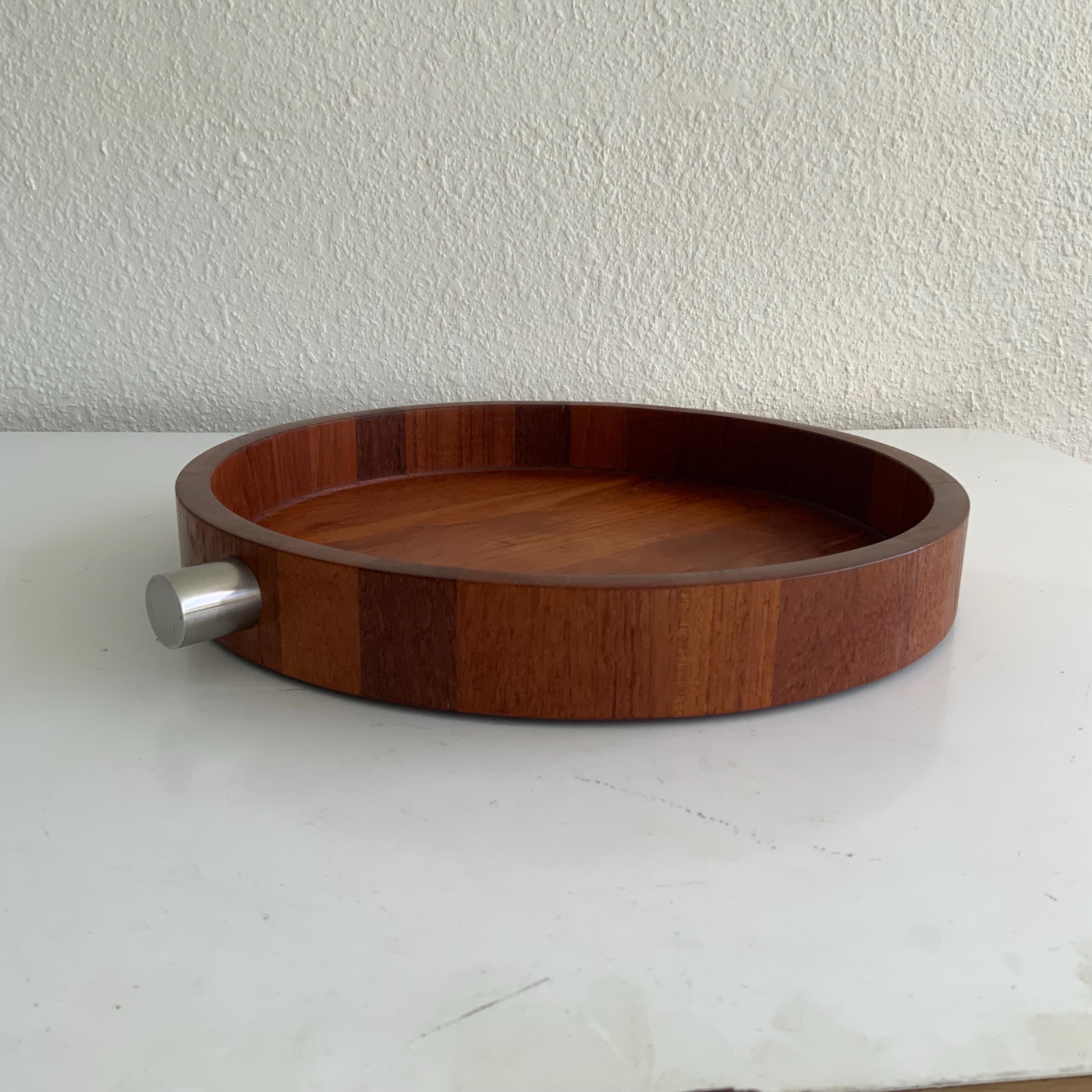 Midcentury Danish Teak Serving Tray by Cobblewood Lundtofte Denmark - Etsy