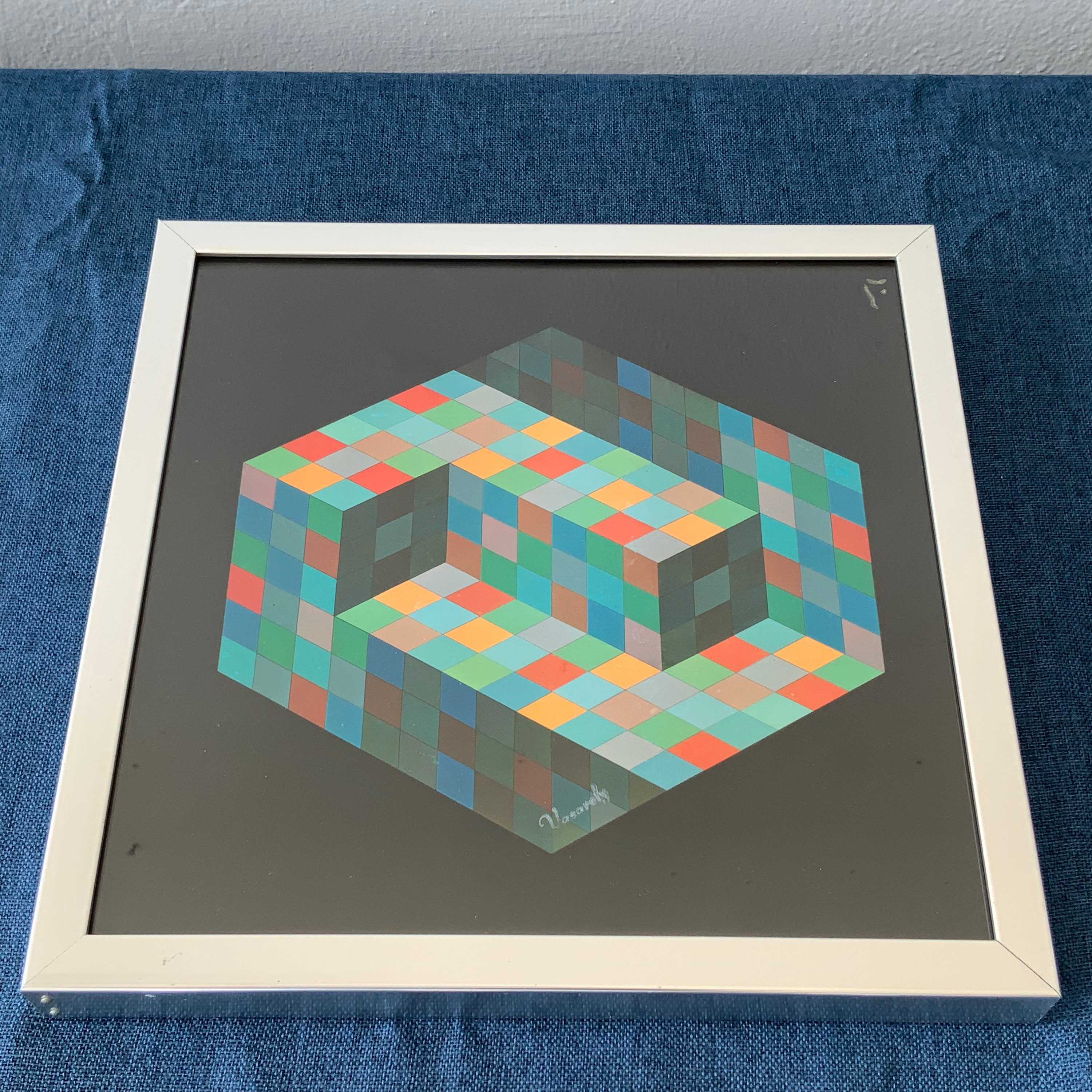 Victor Vasarely “GESTALT” Heliogravure Print - Etsy