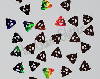 Glitter Poop Emoji - Etsy