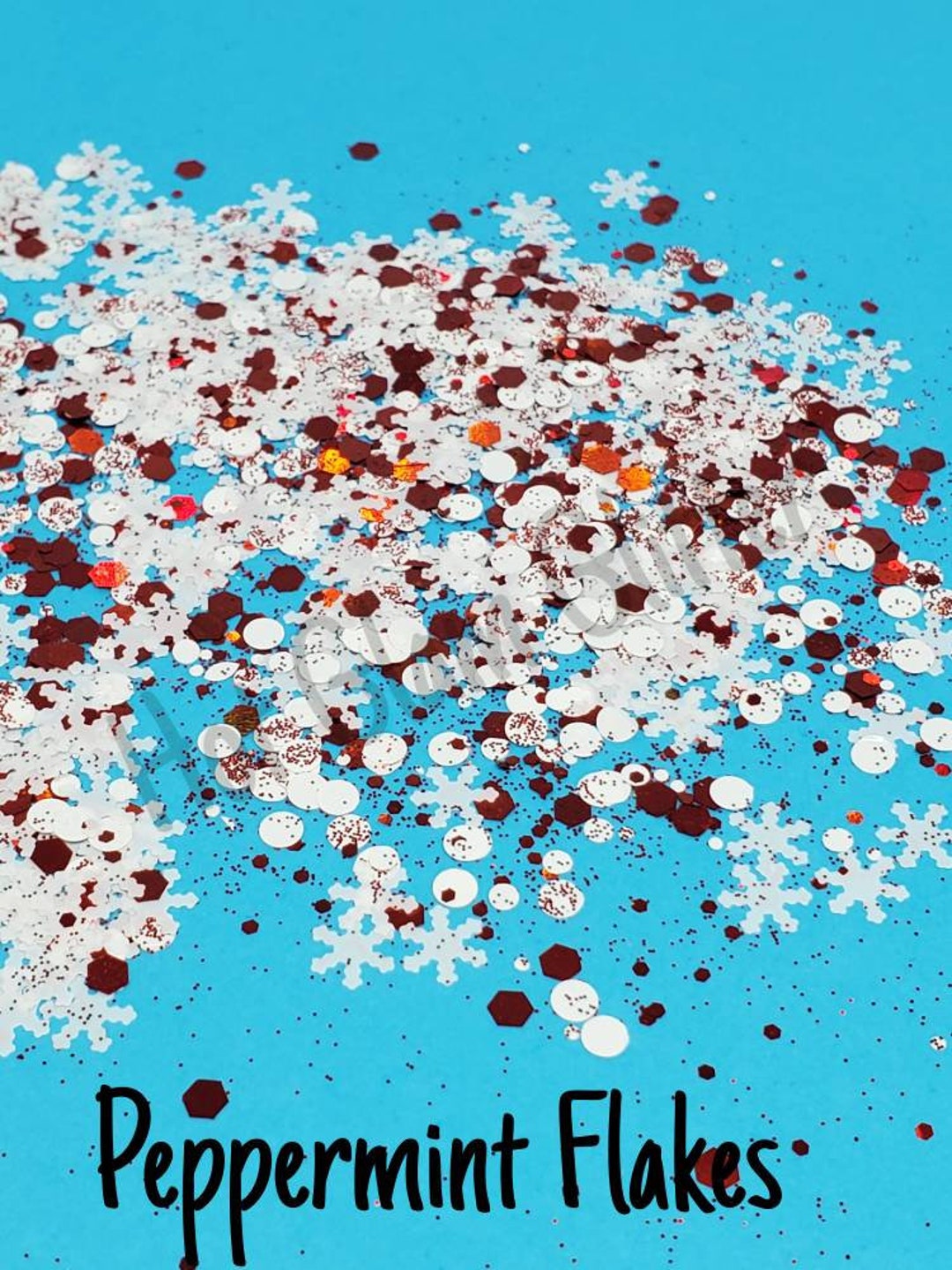 Peppermint Flakes || christmas Glitter, Chunky Glitter, Christmas ...