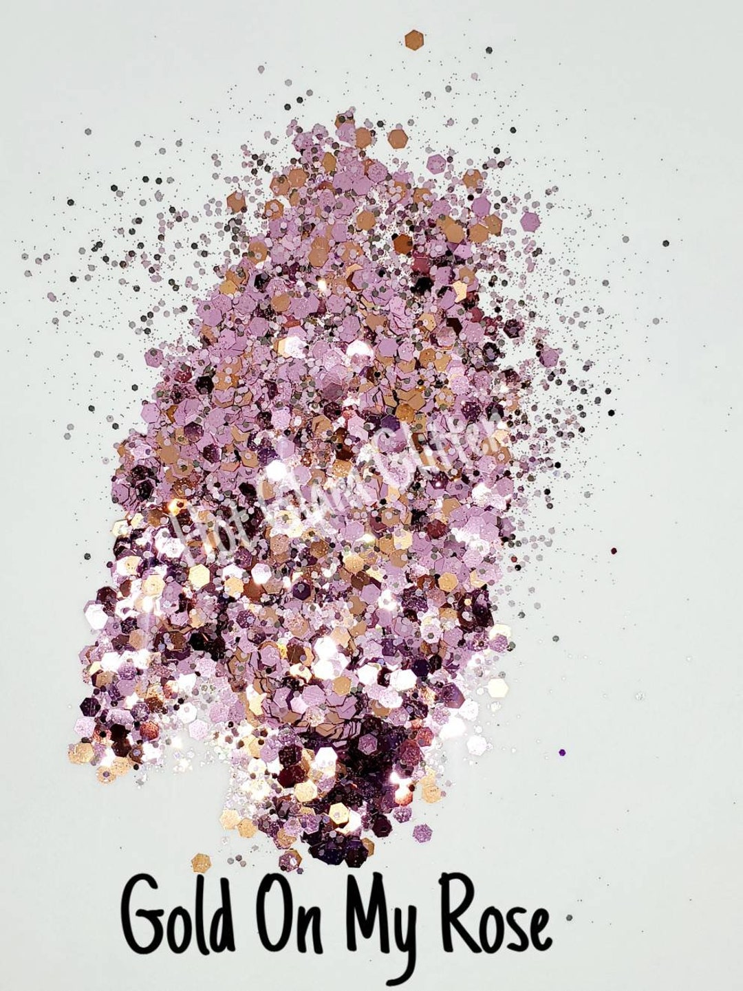 Gold on My Rose || Chunky Rose Gold Mix Glitter, Rose Gold Glitter ...