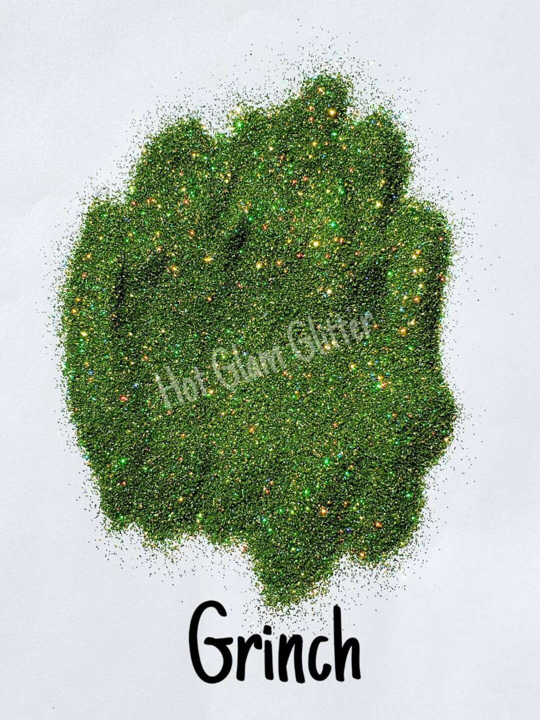 Grinch Fine Holographic Glitter, Cosmetic Grade, Polyester Glitter ...
