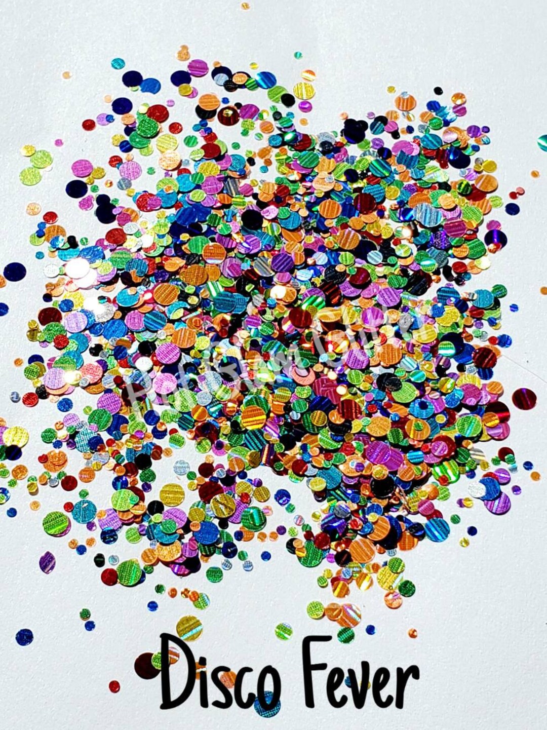 Disco Fever || Rainbow Holographic Dots, Holographic Dot Glitter ...