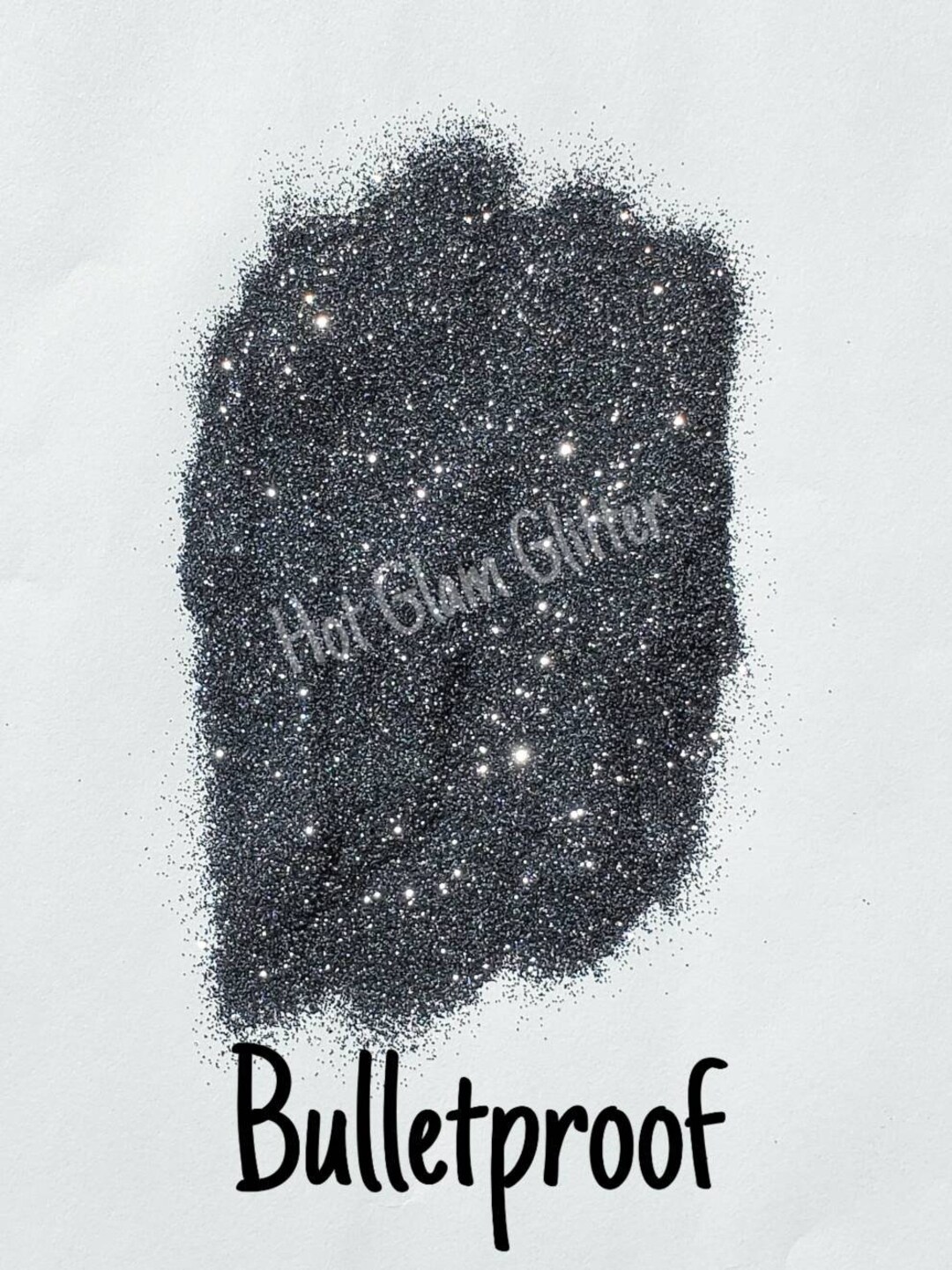 Bulletproof || Fine Glitter, Cosmetic Grade, Polyester Glitter, Grey ...