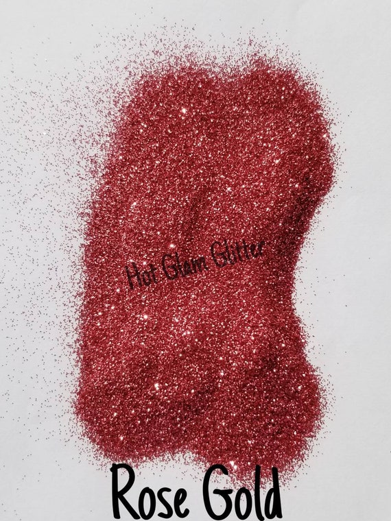 Rose Gold Fine Glitter Cosmetic Grade Rose Gold Glitter | Etsy