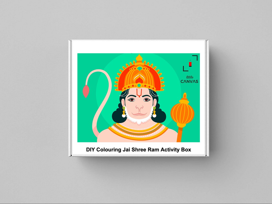 DIY Colouring Jai Shree Ram Activity Box - Etsy