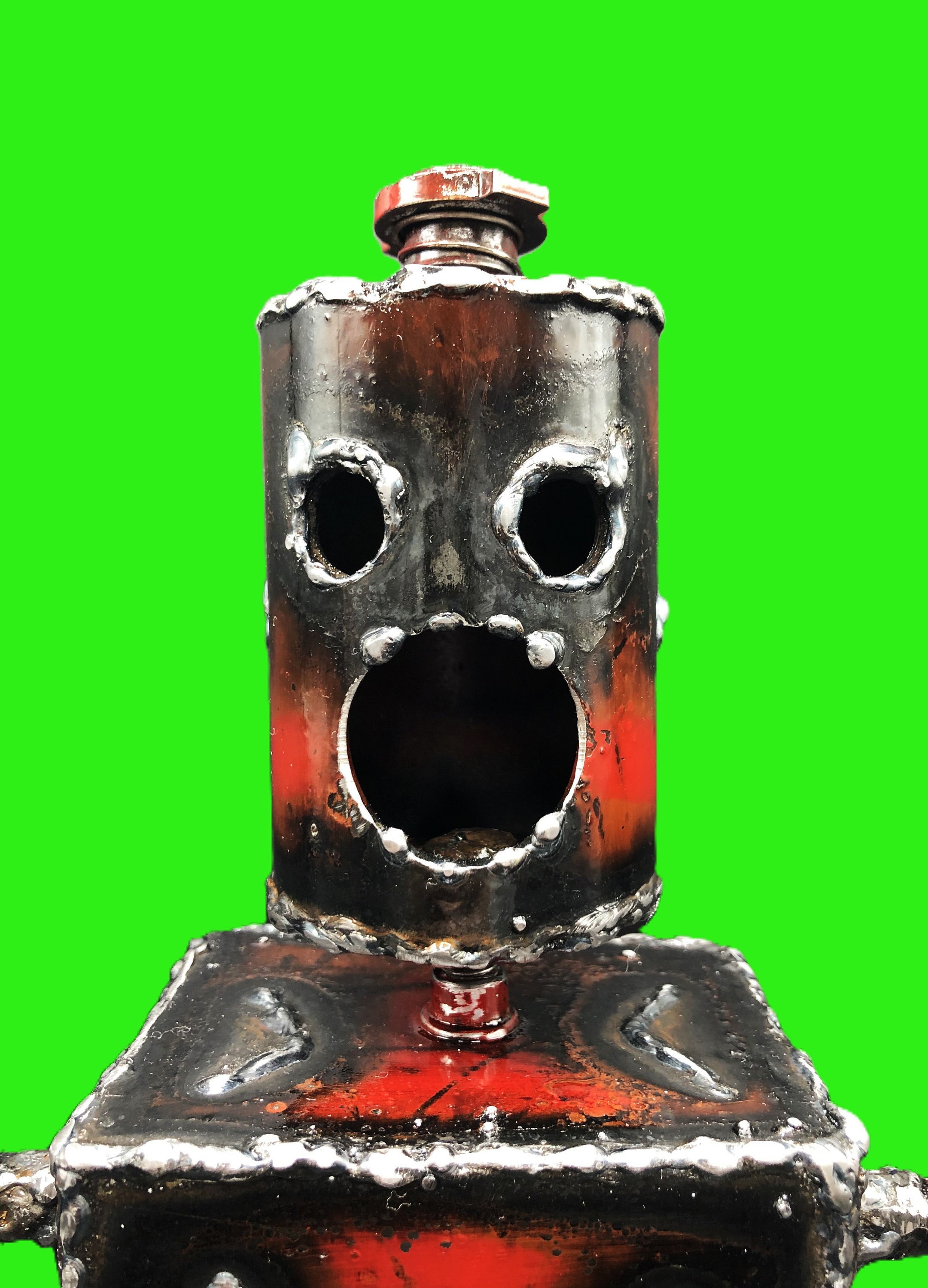 Robot Army Z 135, A Welded Metal Robot Zombie Sculpture Made From Sheet ...