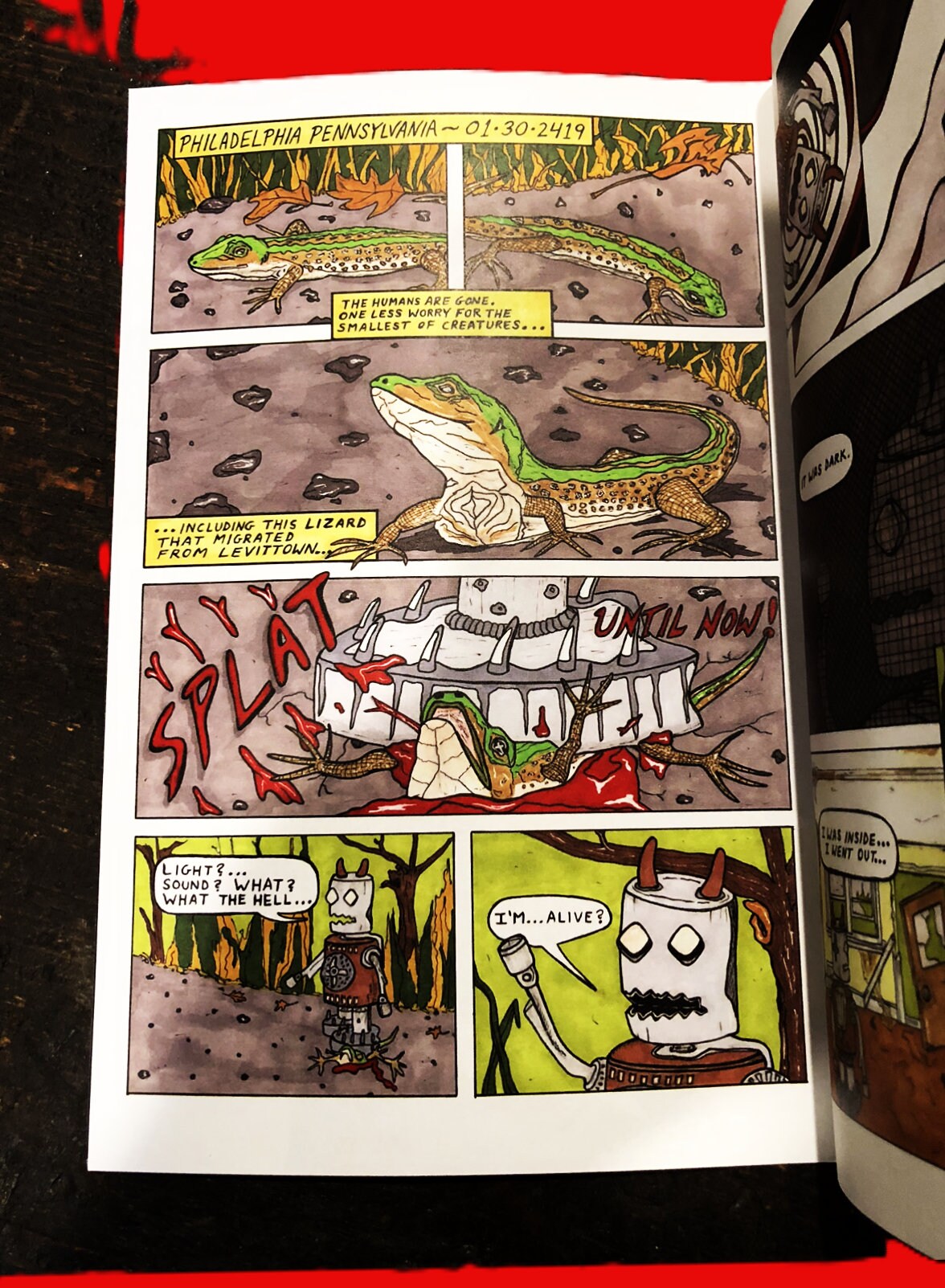 Issue 1, Robot Army Z Comics, an Independent Comic Book, Sketch Cover ...