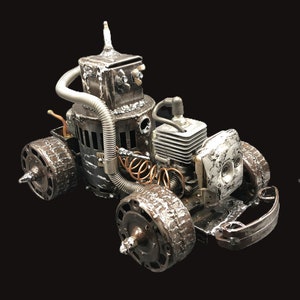 Robot Army Z 133, Scrap Metal Robot Zombie Sculpture, A Mars Rover and ...