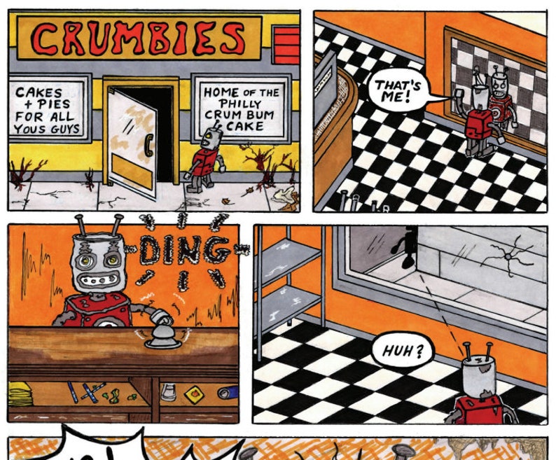 Issue 1, Robot Army Z Comics, an Independent Comic Book, Sketch Cover ...