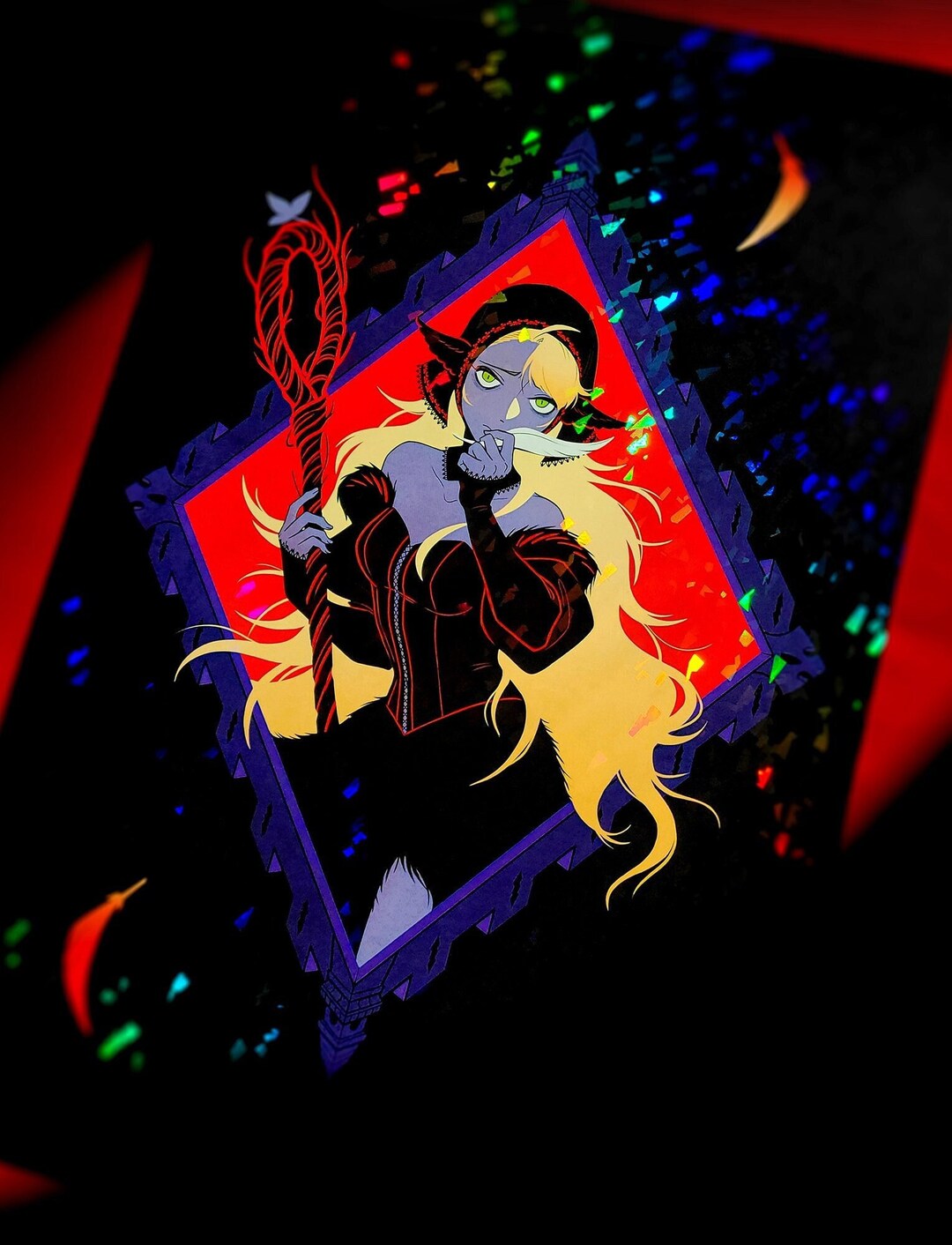 Dungeon Meshi - Marcille Holographic Large Print - Etsy