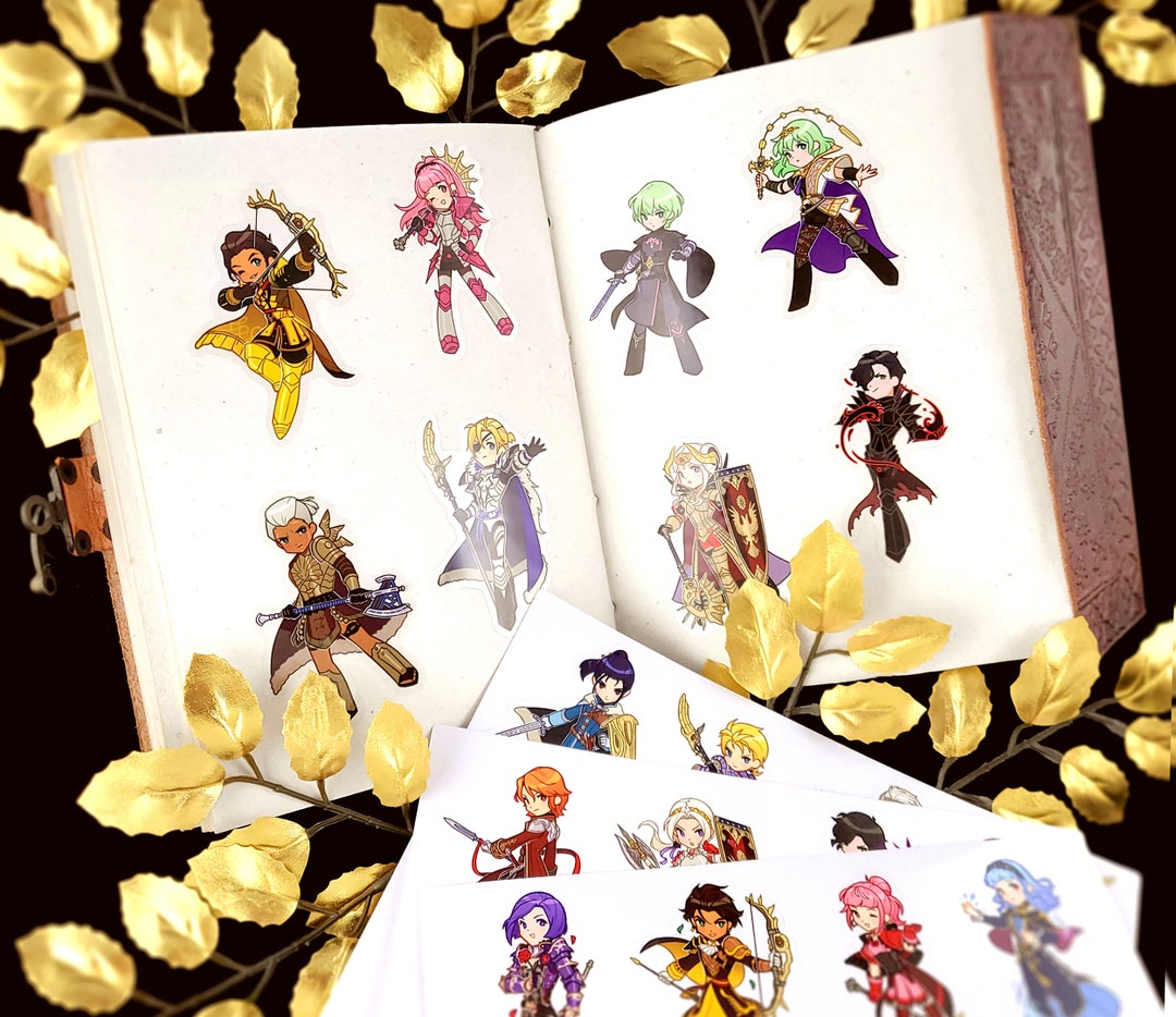 Fire Emblem: Three Houses - Clear Sticker Sheets - Etsy