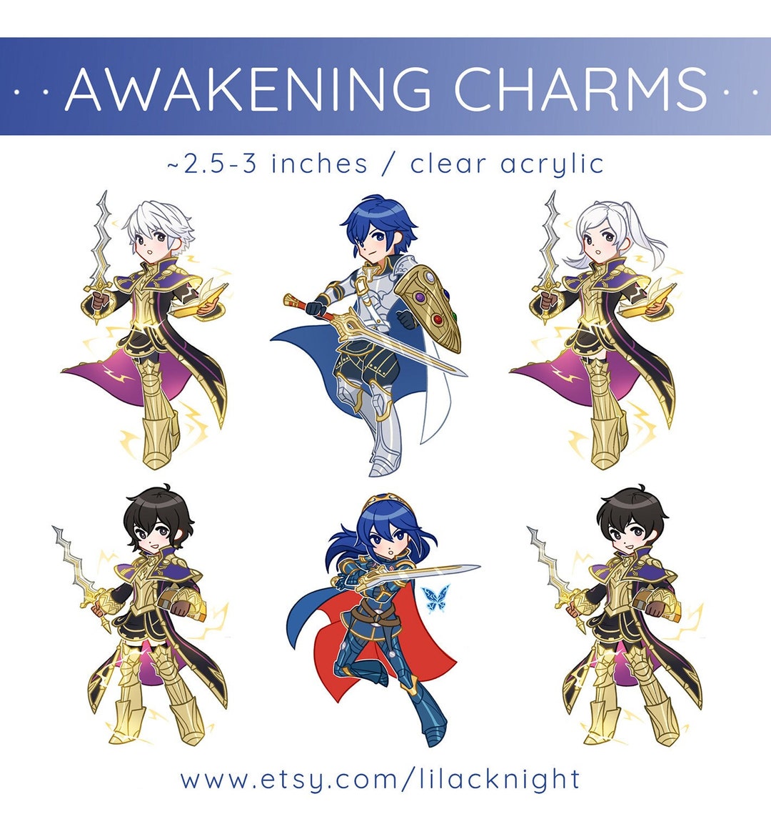 RETIRING - Fire Emblem: Awakening Acrylic Charms - Etsy