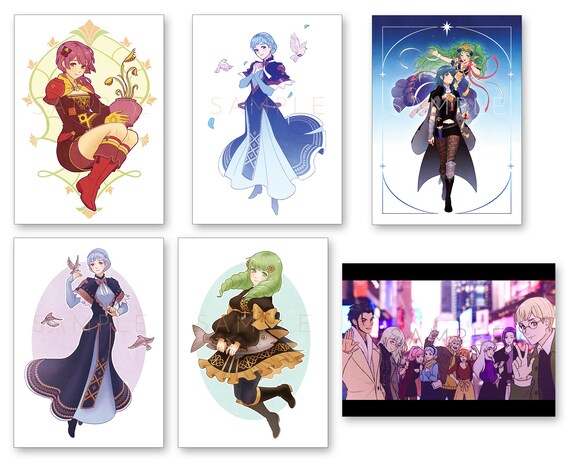 Fire Emblem: Three Houses Mini Prints Set 1 - Etsy