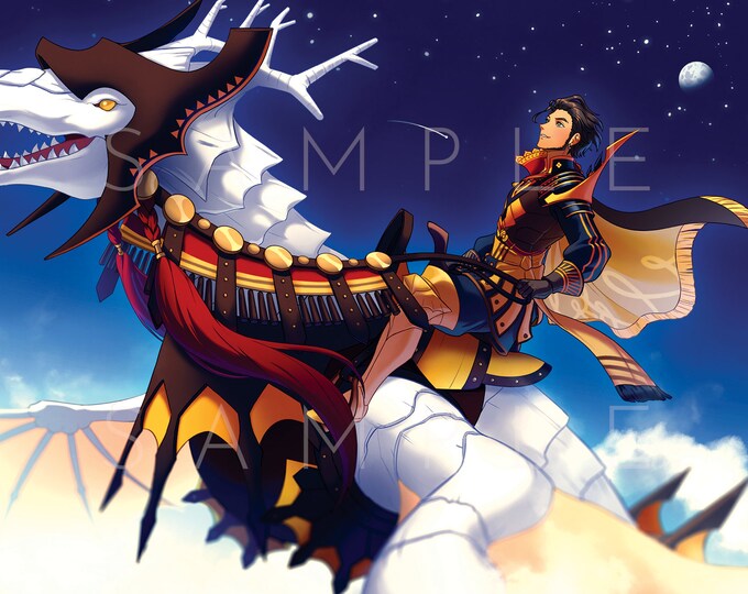 RETIRING Fire Emblem: Three Houses Barbarossa Claude Large Print - Etsy