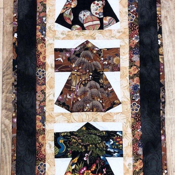 Asian Japanese Paper Pieced Quilt Block Set of 8 PDF Patterns - Etsy Canada